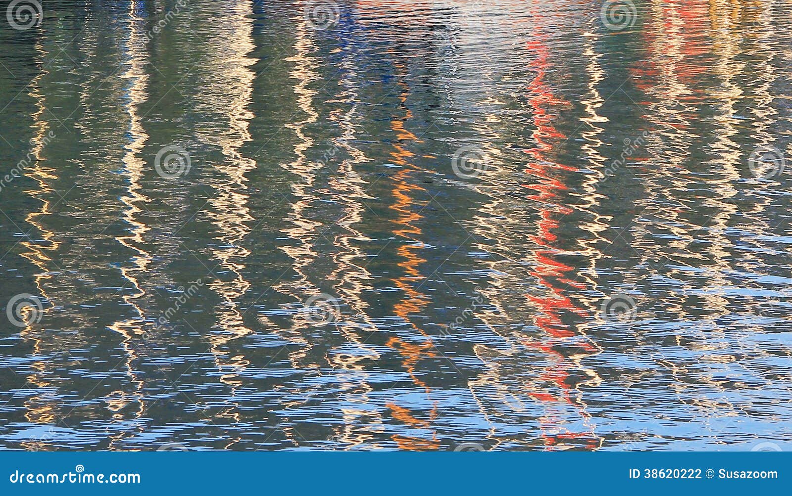 Water with Colorful Reflecting Waves Stock Photo - Image of shine ...