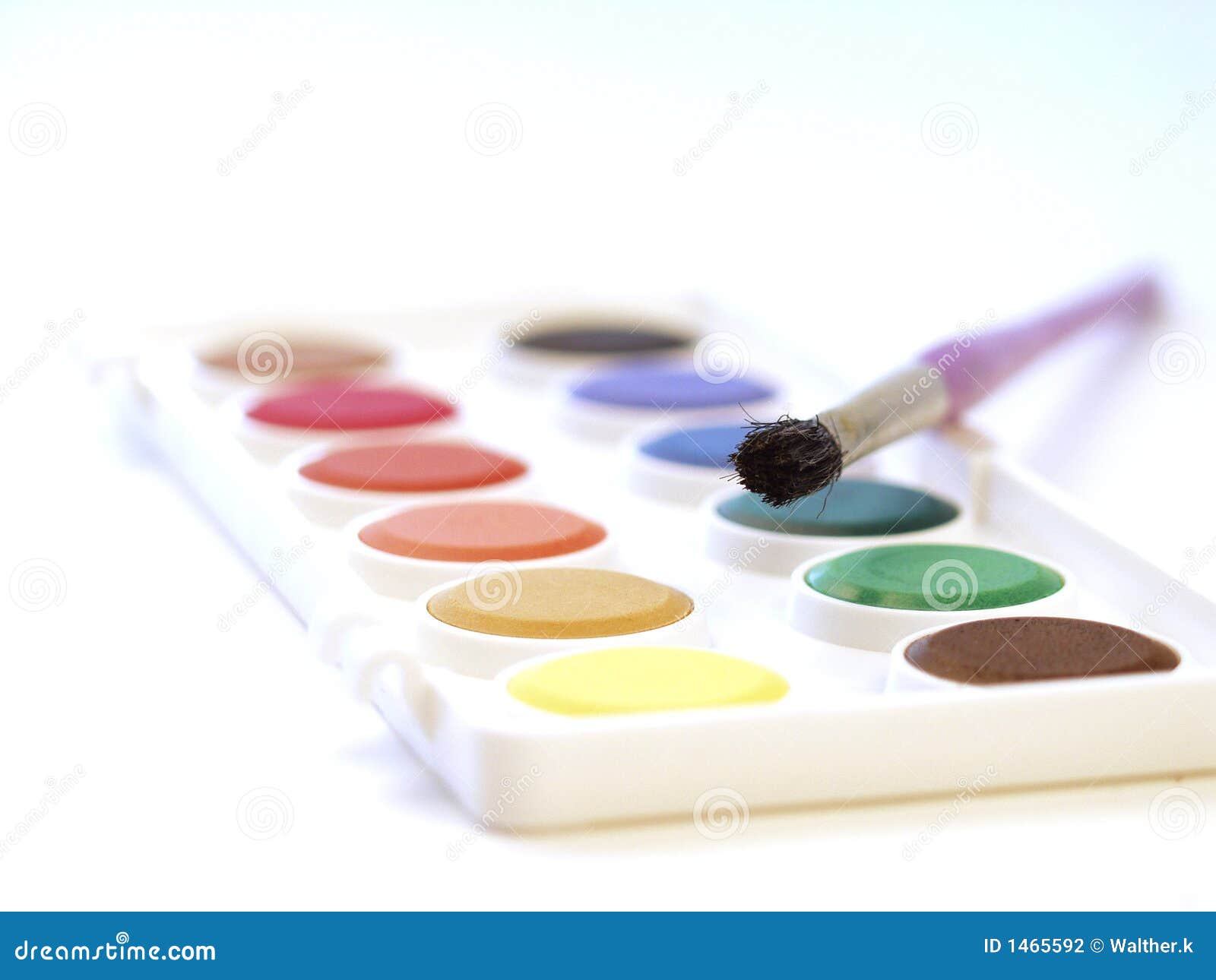Water-colors stock photo. Image of painting, artist, blue - 1465592