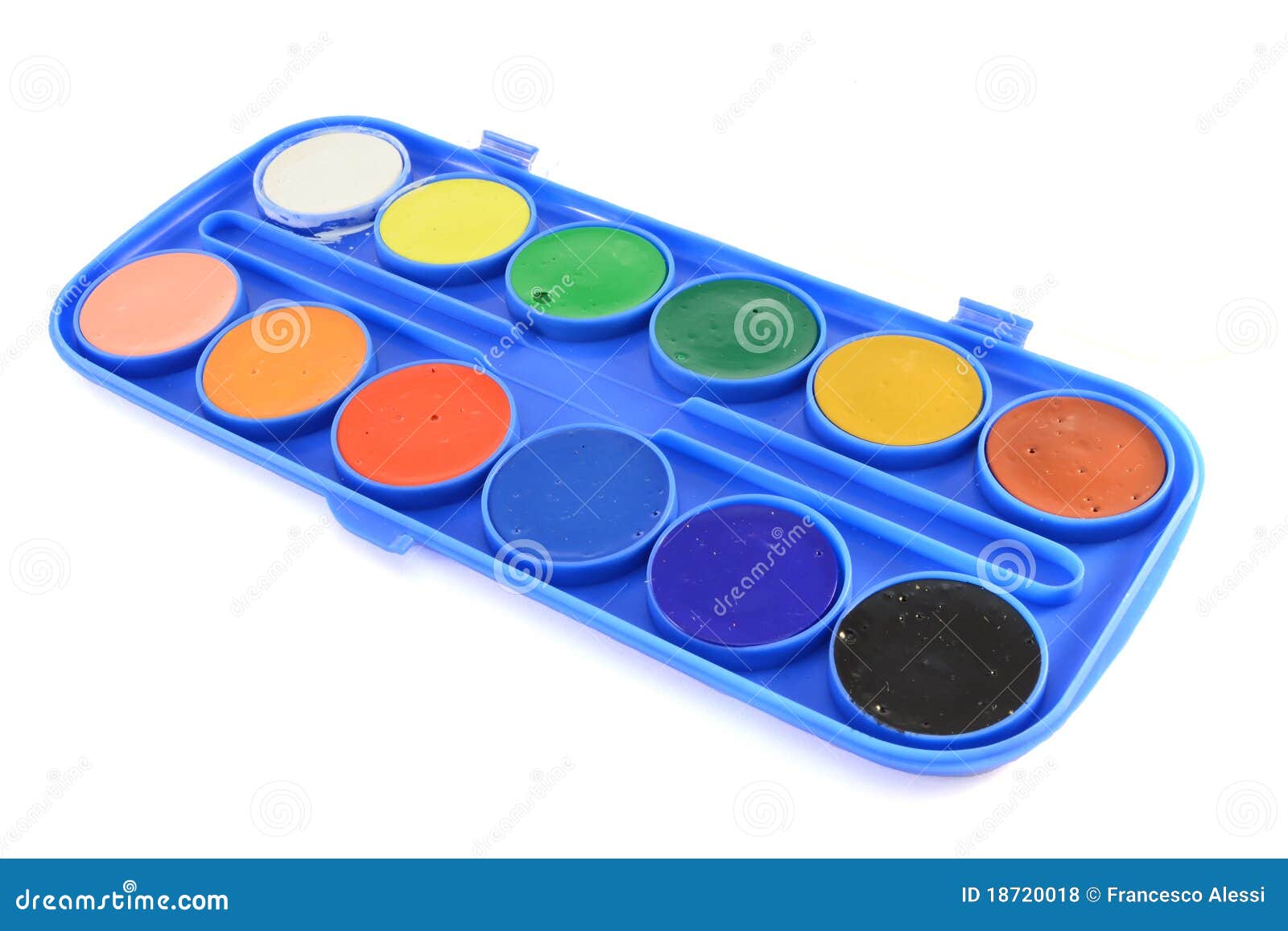 Water colors stock photo. Image of equipment, isolated - 18720018