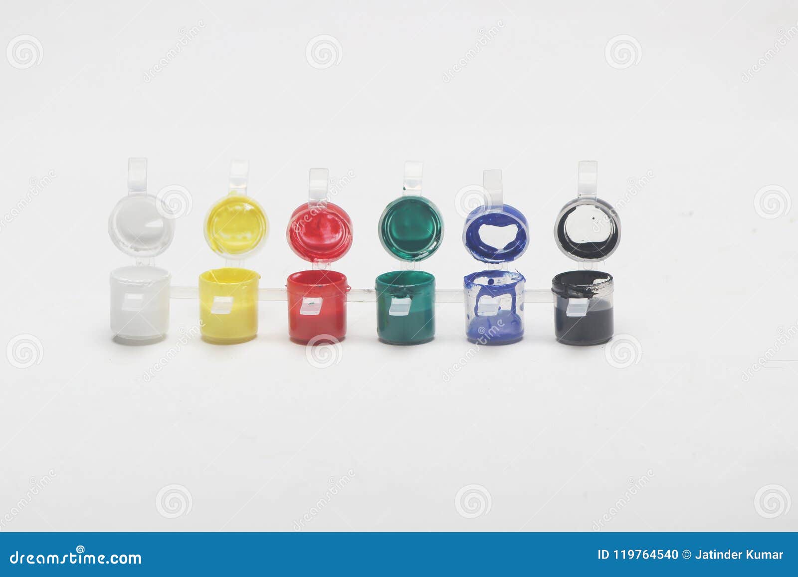 Water colors boxes stock photo. Image of craft, design - 119764540