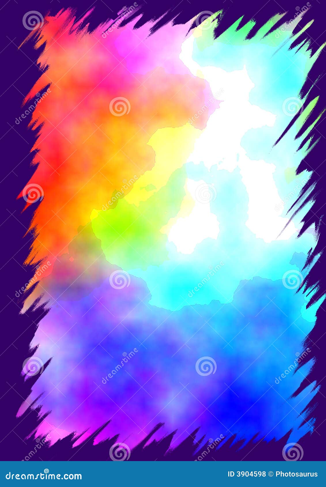 Jagged Border With White Frame Cartoon Vector | CartoonDealer.com #3330187