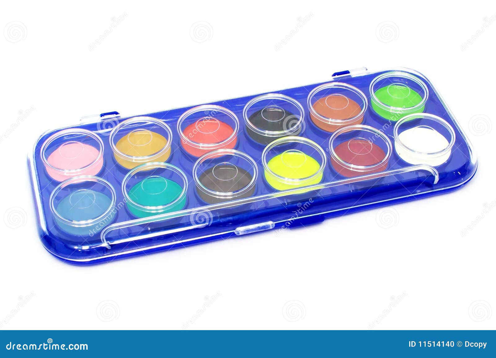 Water Colors Paint in a Set Stock Photo - Image of isolated, childhood ...