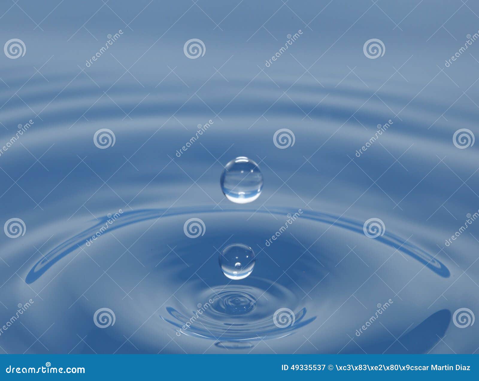 Water stock image. Image of water, blue, drops, colour - 49335537