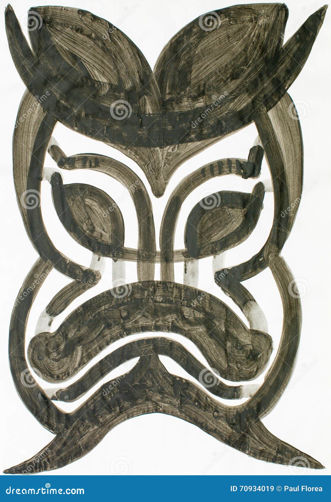 Water Colour Mask Illustration Stock Illustration - Illustration of ...