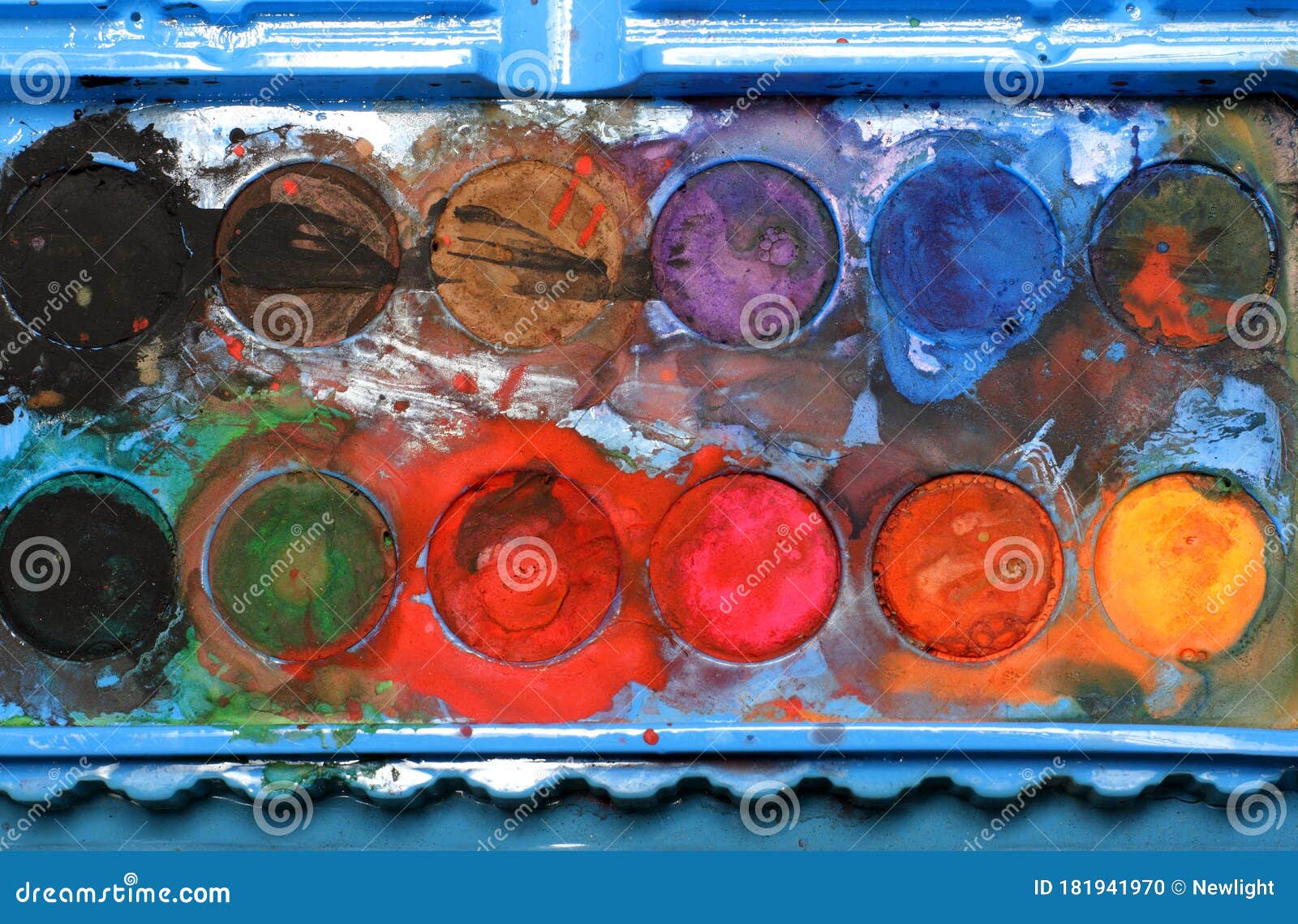 Water Colour Paint stock photo. Image of color, paint - 181941970
