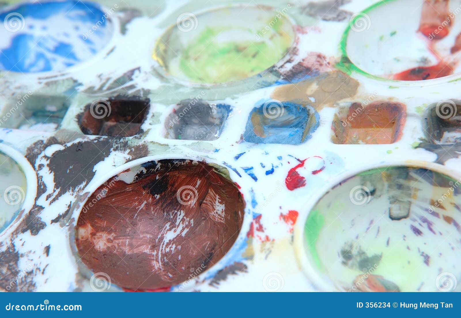 Water colour tray stock photo. Image of water, colour, tray - 356234