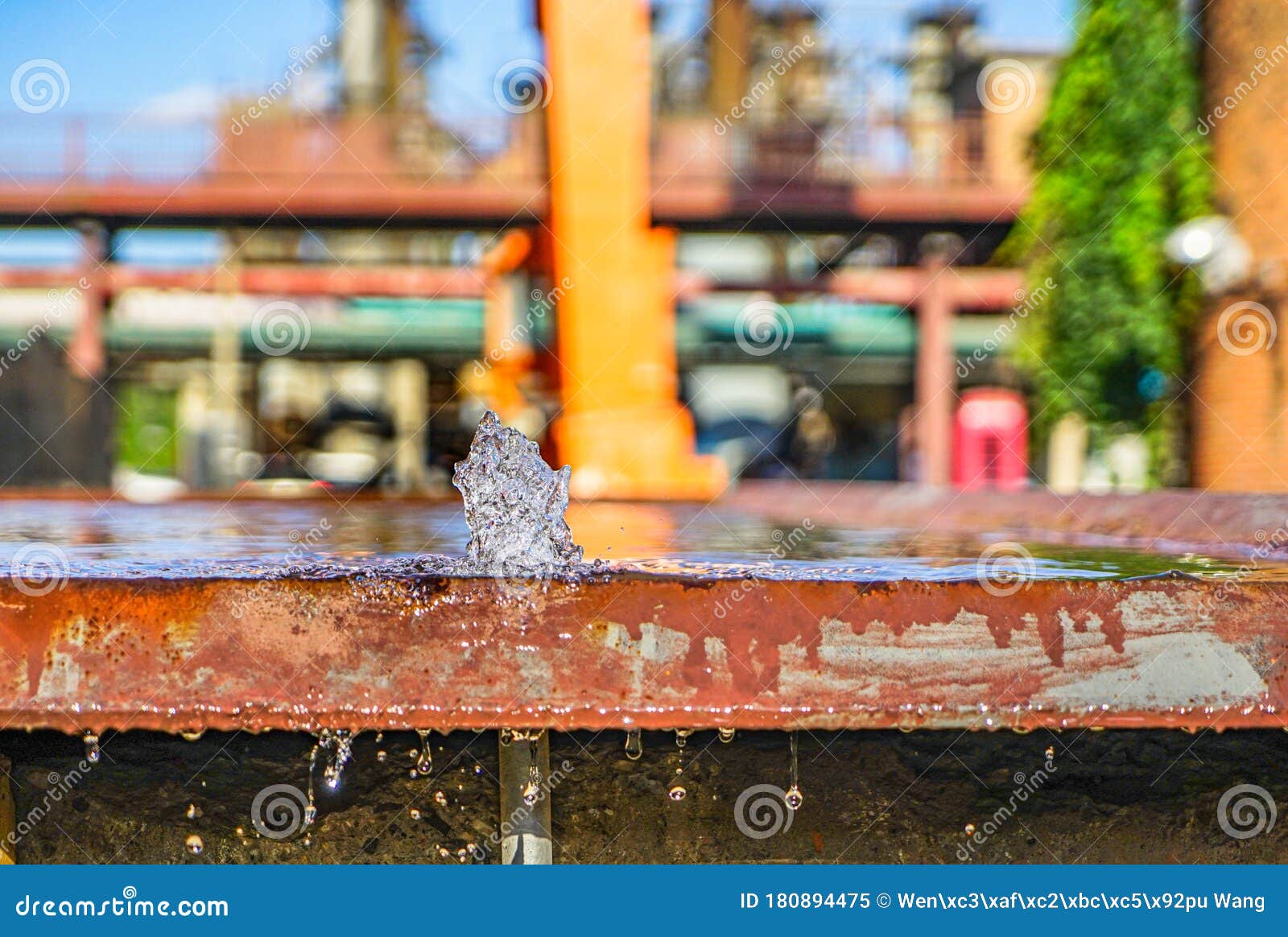 Old Water Column In The Recreation Area Of Berliners. Berlin, Germany ...