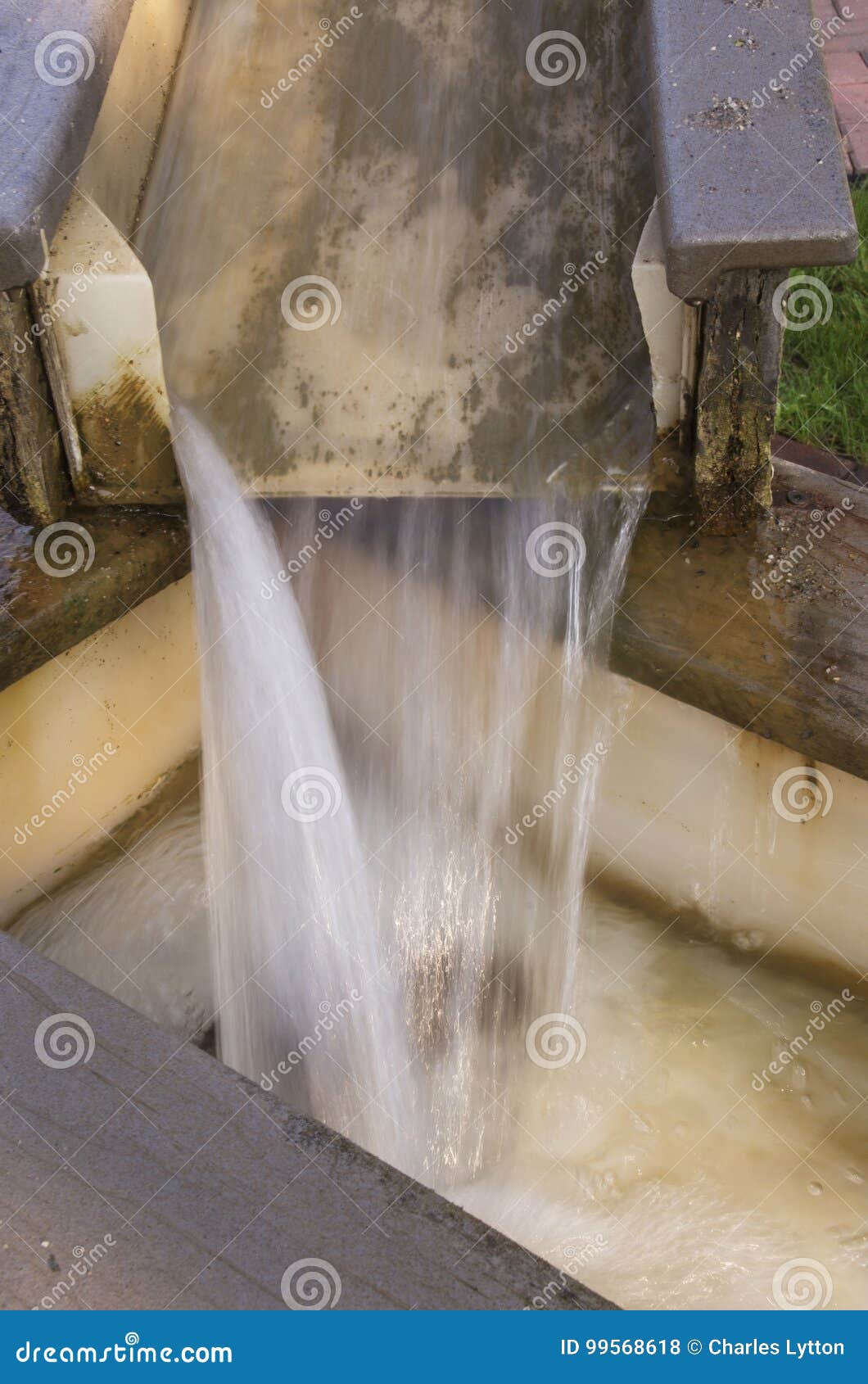 Water Sluice stock photo. Image of recreation, ohio, minerals - 99568618