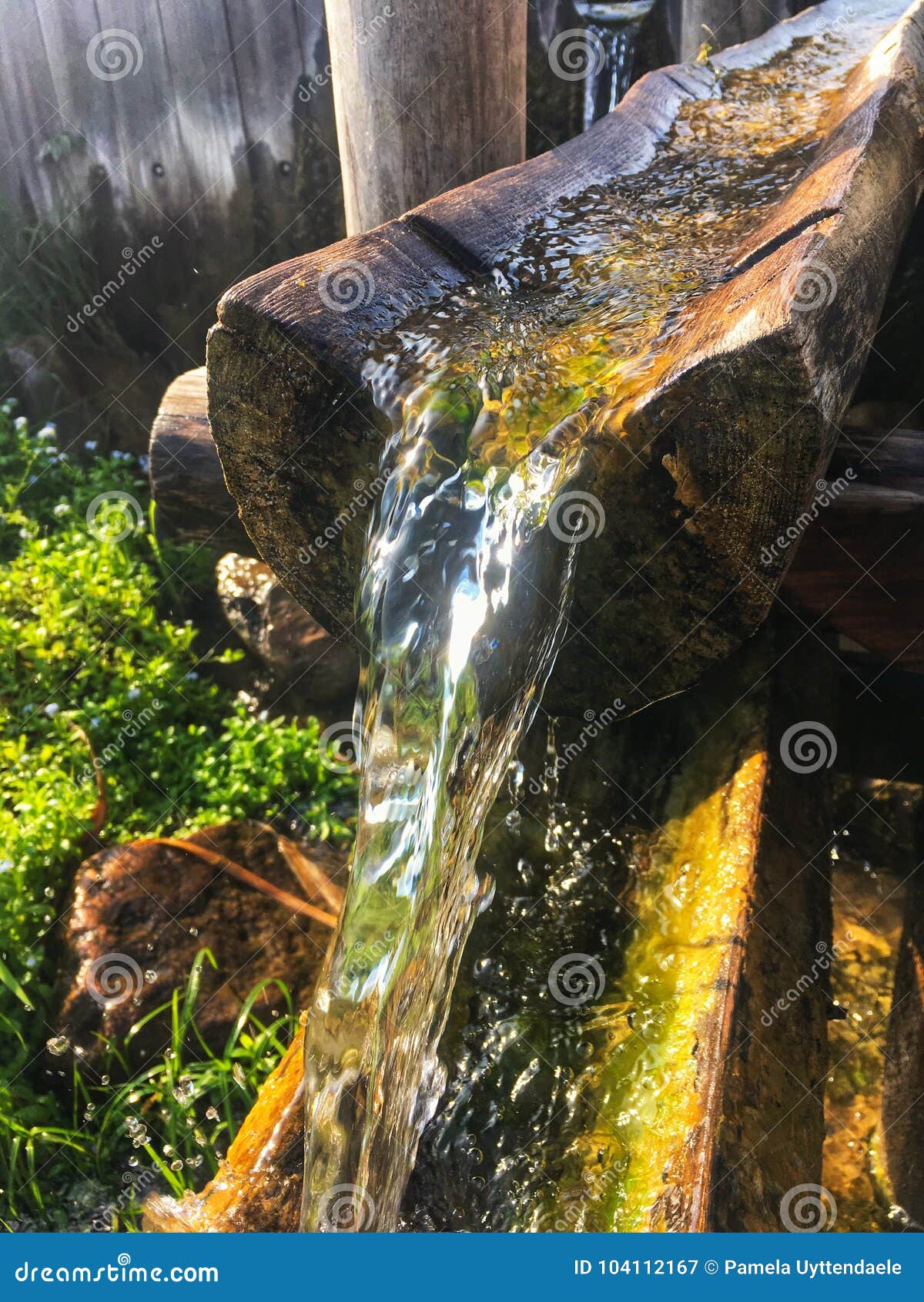 Water Coming Out From Sluice Gates Royalty-Free Stock Photo ...