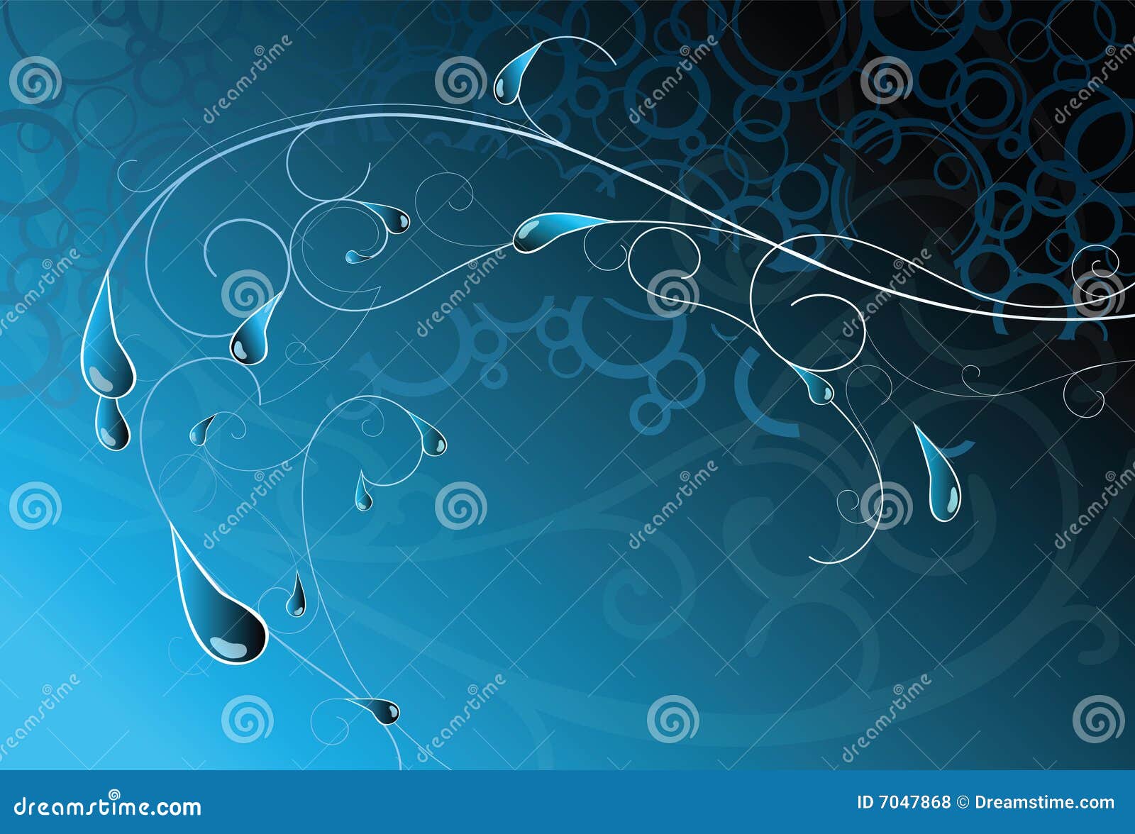 Water concept stock vector. Illustration of futuristic - 7047868