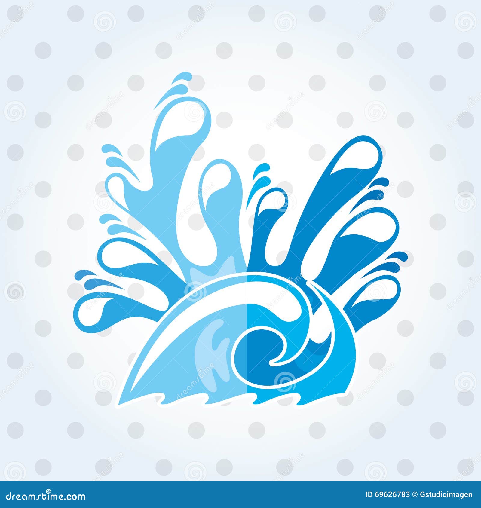 Water concept design stock illustration. Illustration of design - 69626783