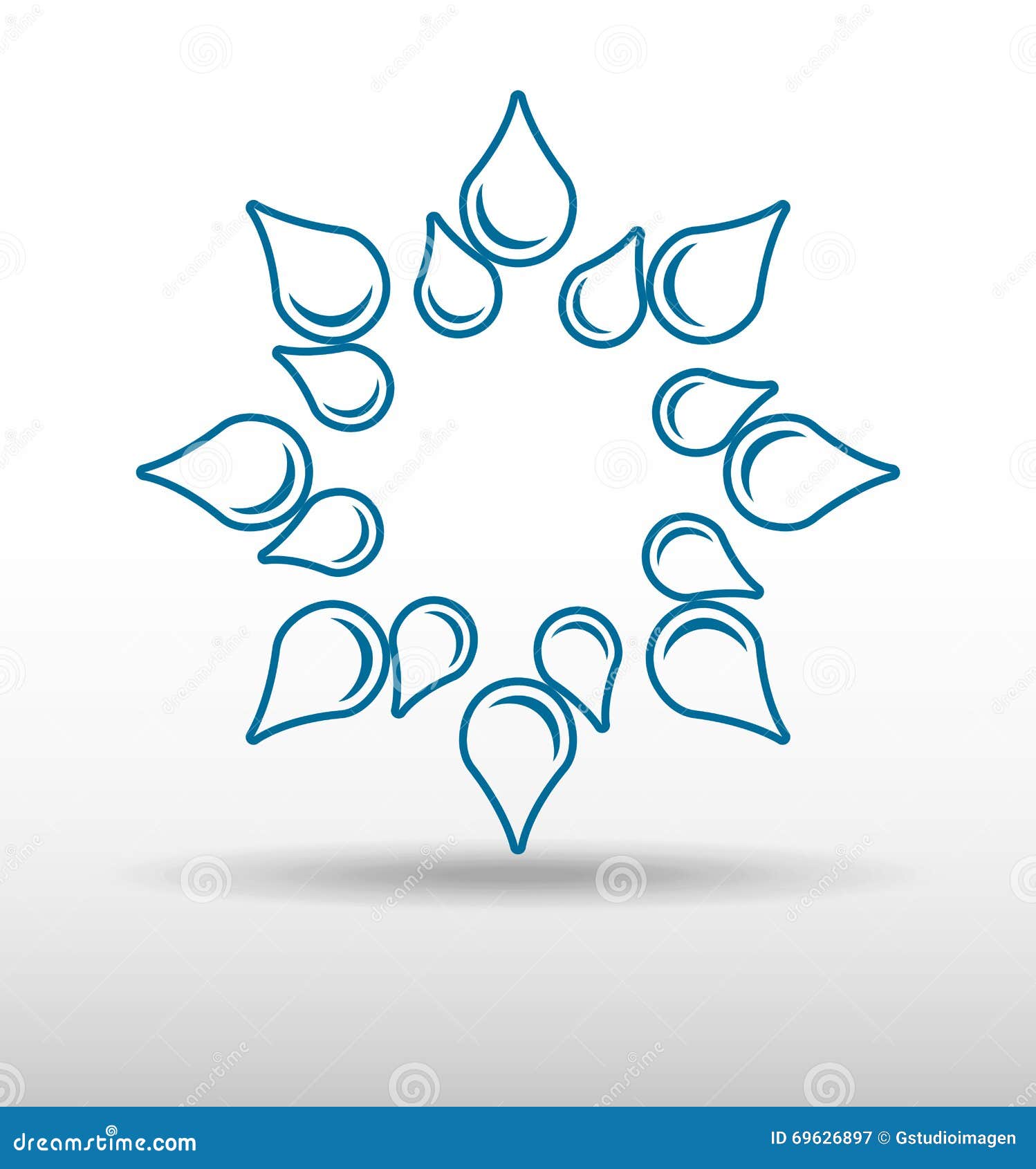 Water concept design stock illustration. Illustration of symbol - 69626897