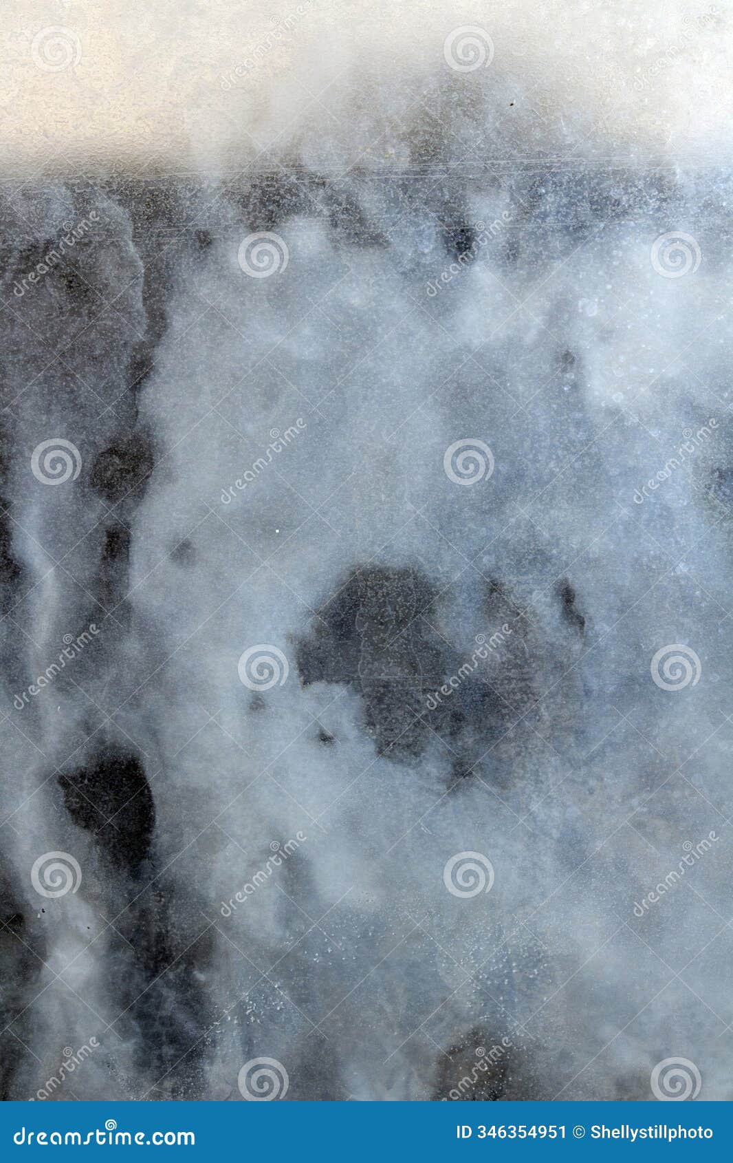 Water Condensation Small Bubbles Moisture on a Glass Window Close Up ...