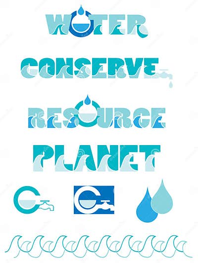 Water Conservation Graphics Stock Vector - Illustration of ocean ...