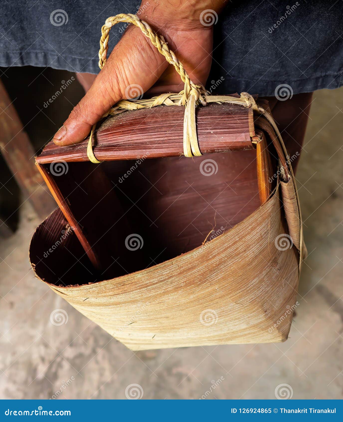 Water Container in Nature Way Stock Image - Image of container, leaves ...