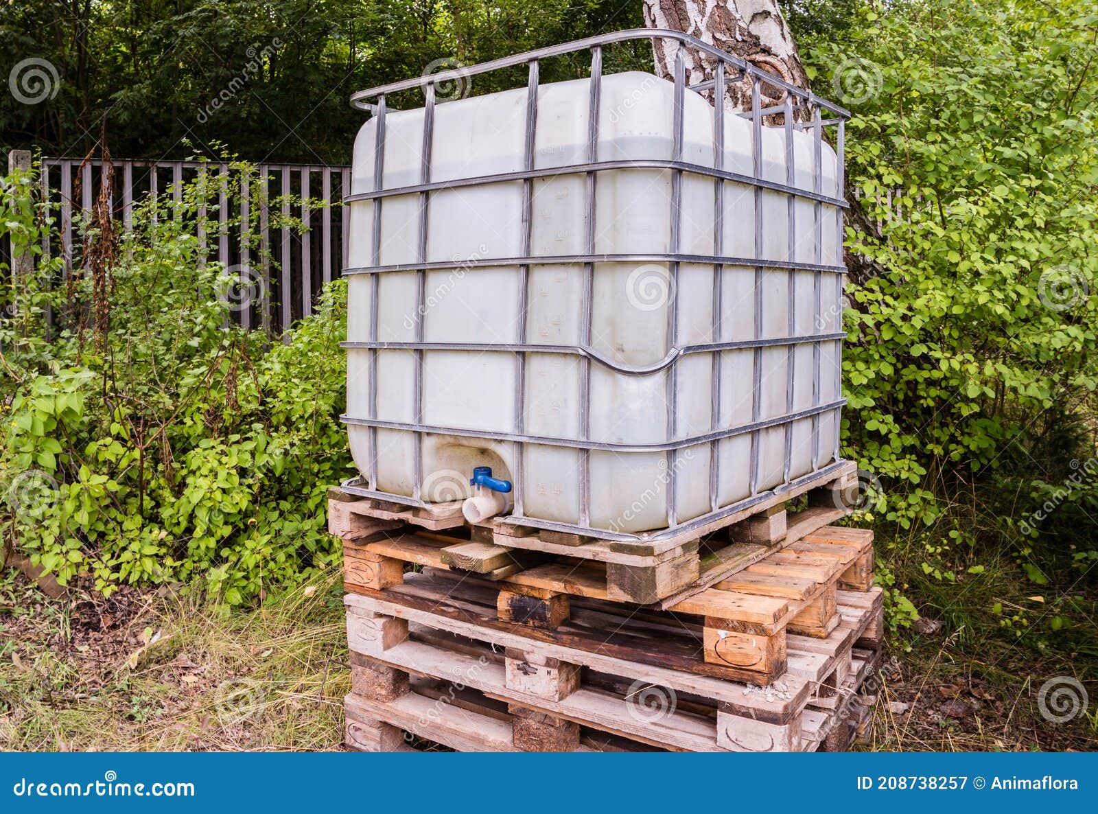 Water Container for the Temporary Water Supply Construction Site Stock ...