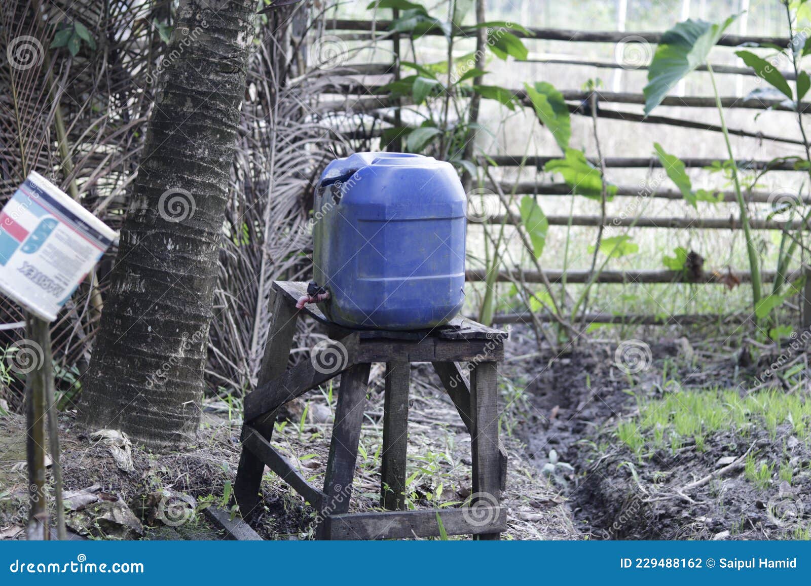 Water Container for Washing Hands Stock Photo - Image of woodland ...