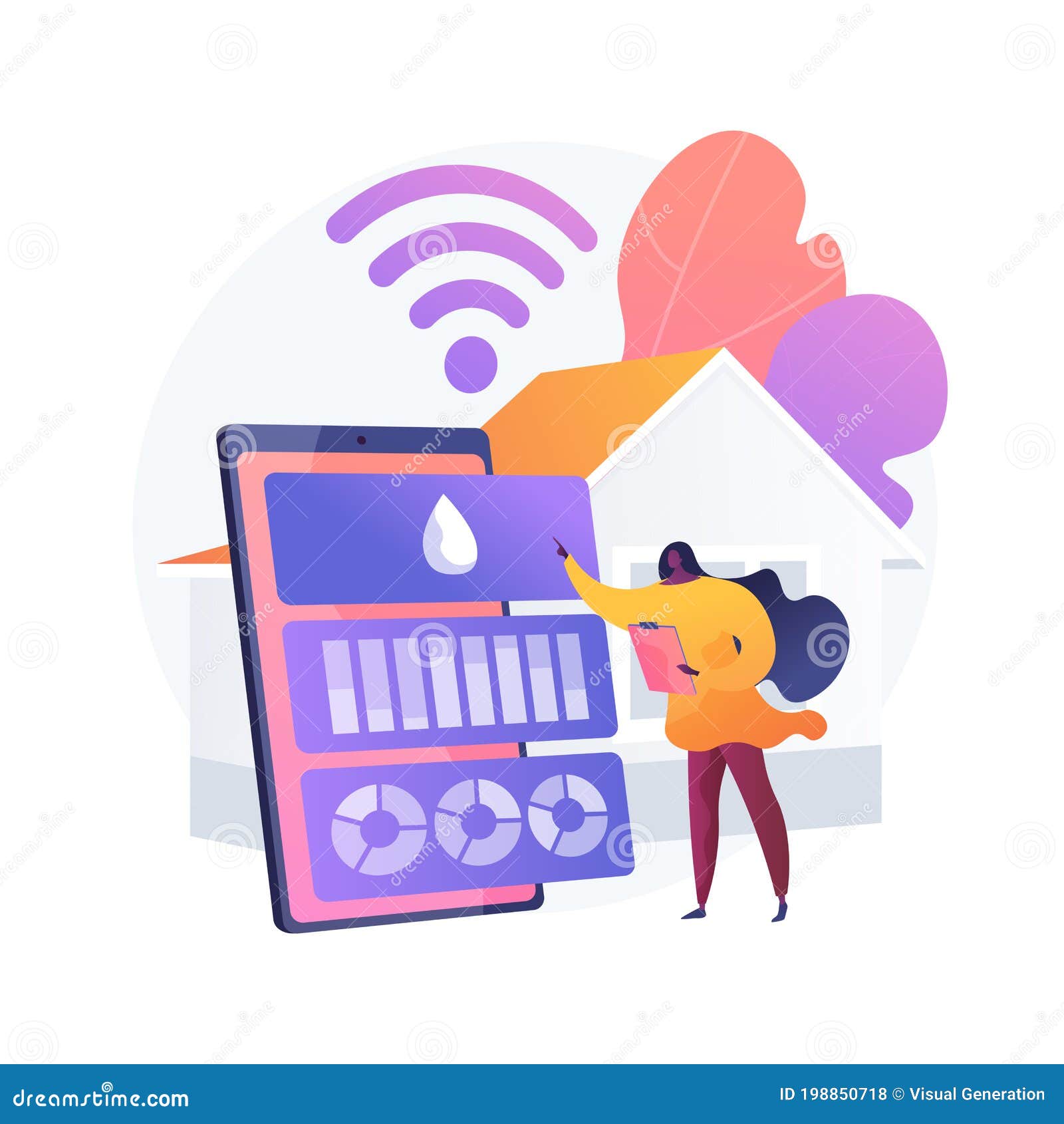 Anomaly Detection Graph Illustration . Cartoon Vector | CartoonDealer ...