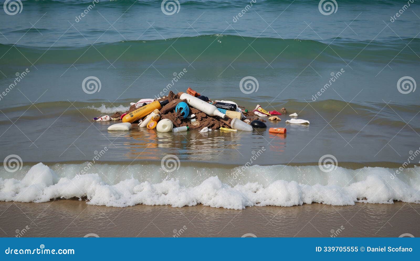 Water Contamination and Marine Waste Problems in Oceans Stock ...