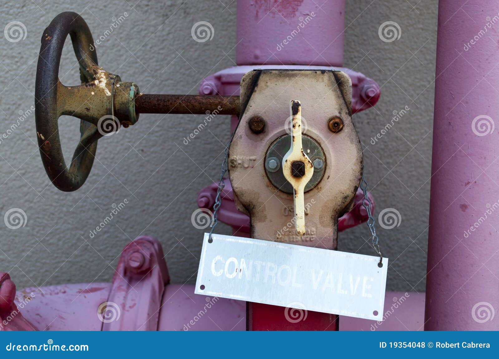 Water Control Valve stock photo. Image of maintenance - 19354048