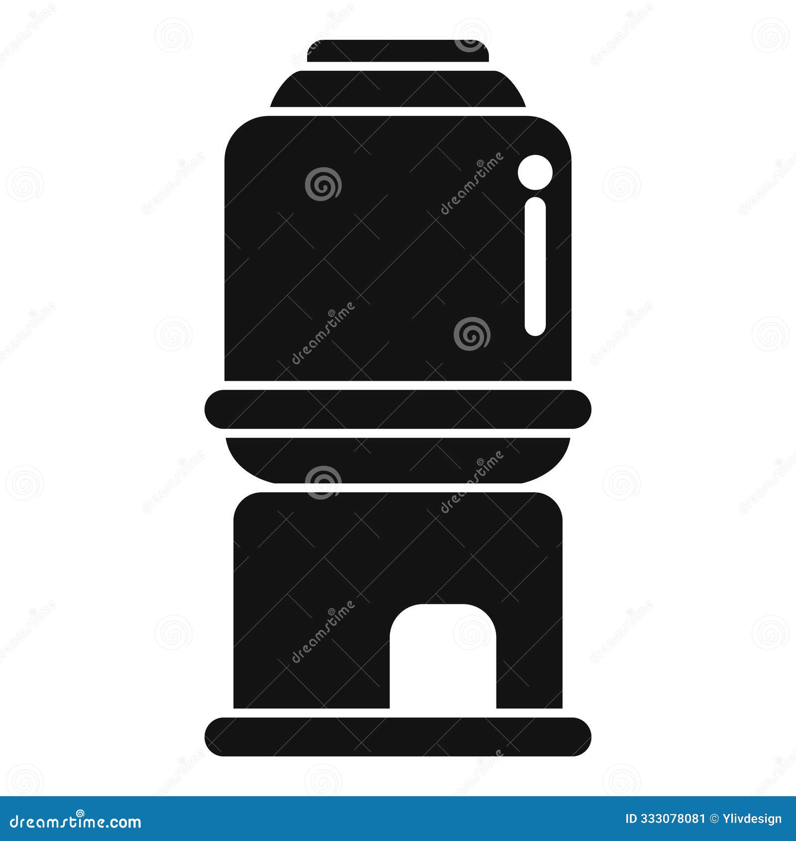 Water Cooler Icon Representing Refreshing Beverage Dispenser for ...