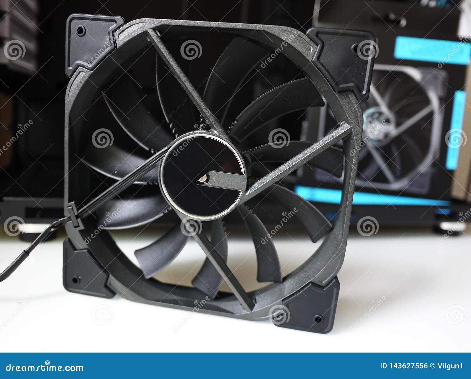 Water Cooling of the Personal Computer. Interior Details and Close-up ...