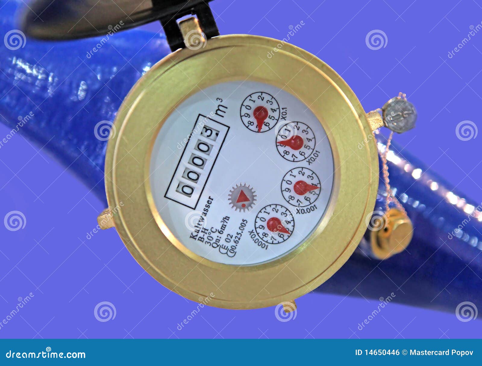 Water counter stock photo. Image of meter, instrument - 14650446