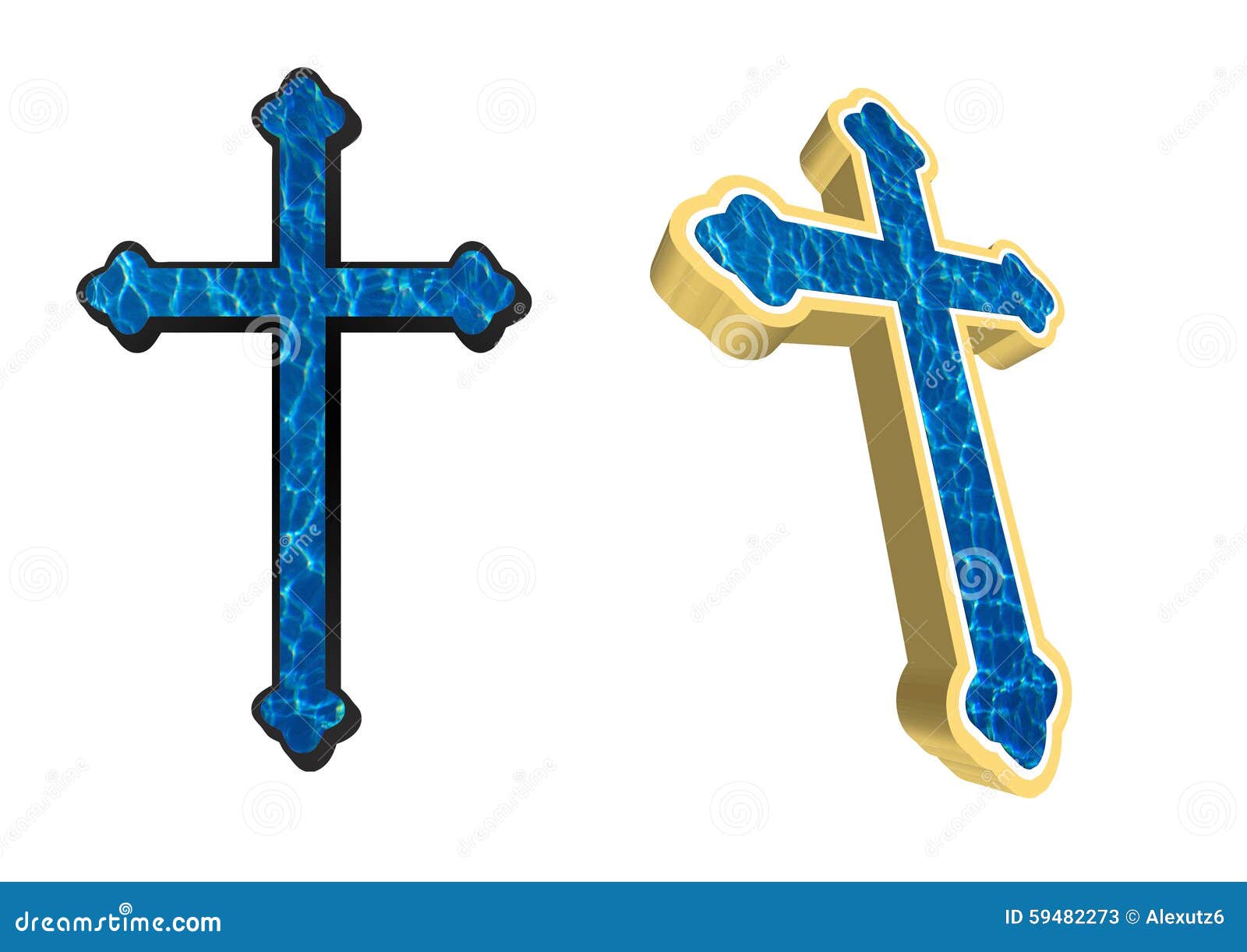 Water cross ilustration stock illustration. Illustration of abstract ...