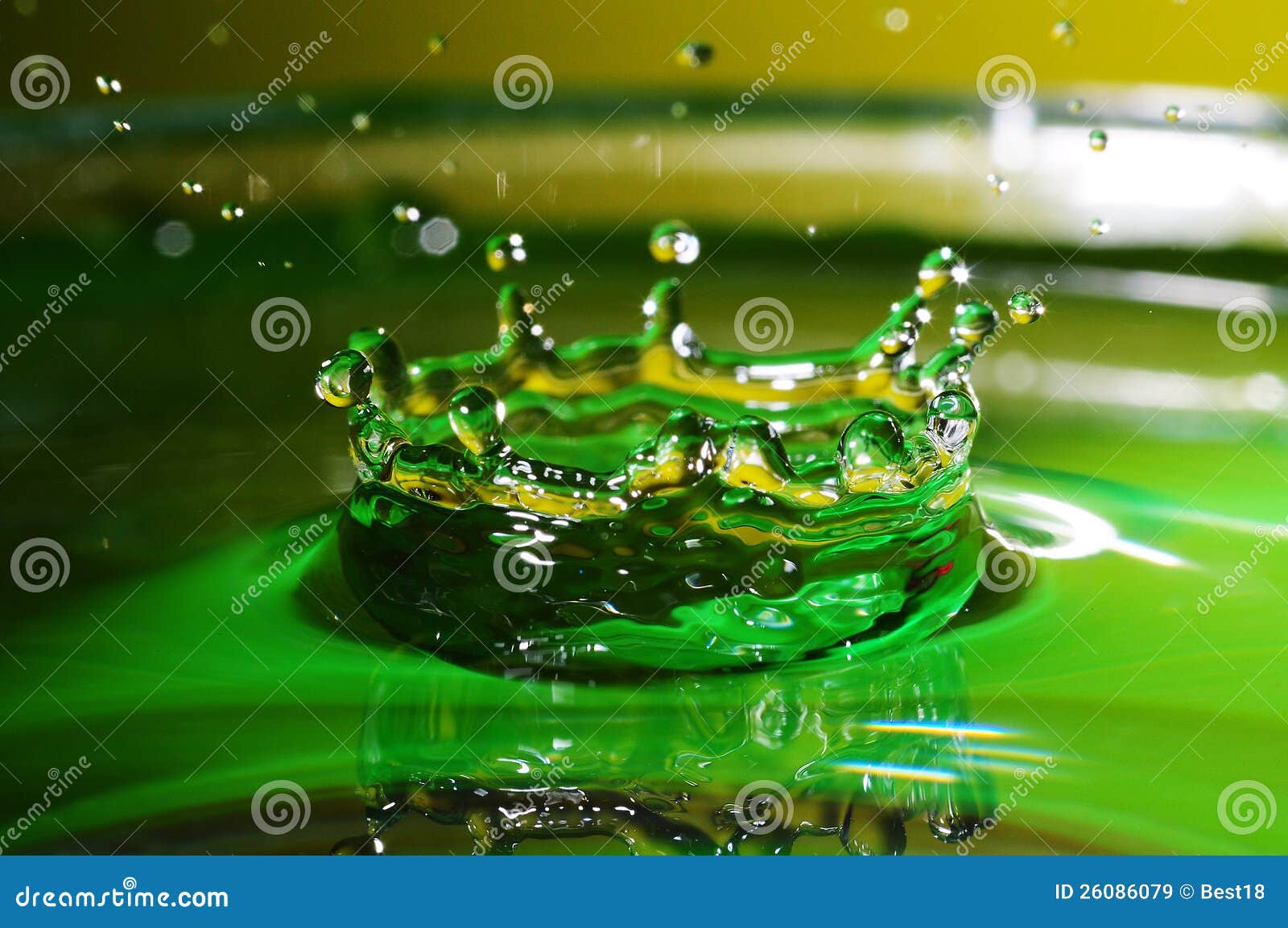 Water crown stock image. Image of motion, ideas, isolated - 26086079