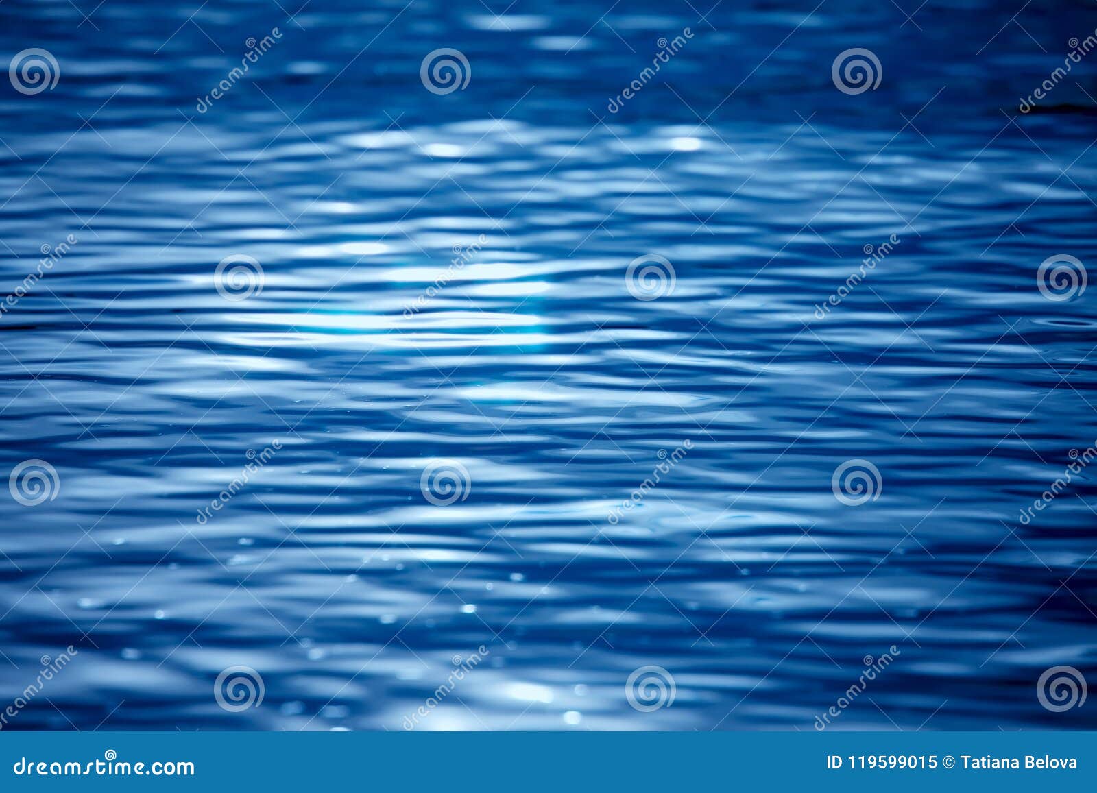 Water in Crystal Blue Reflection As Background Stock Image - Image of ...