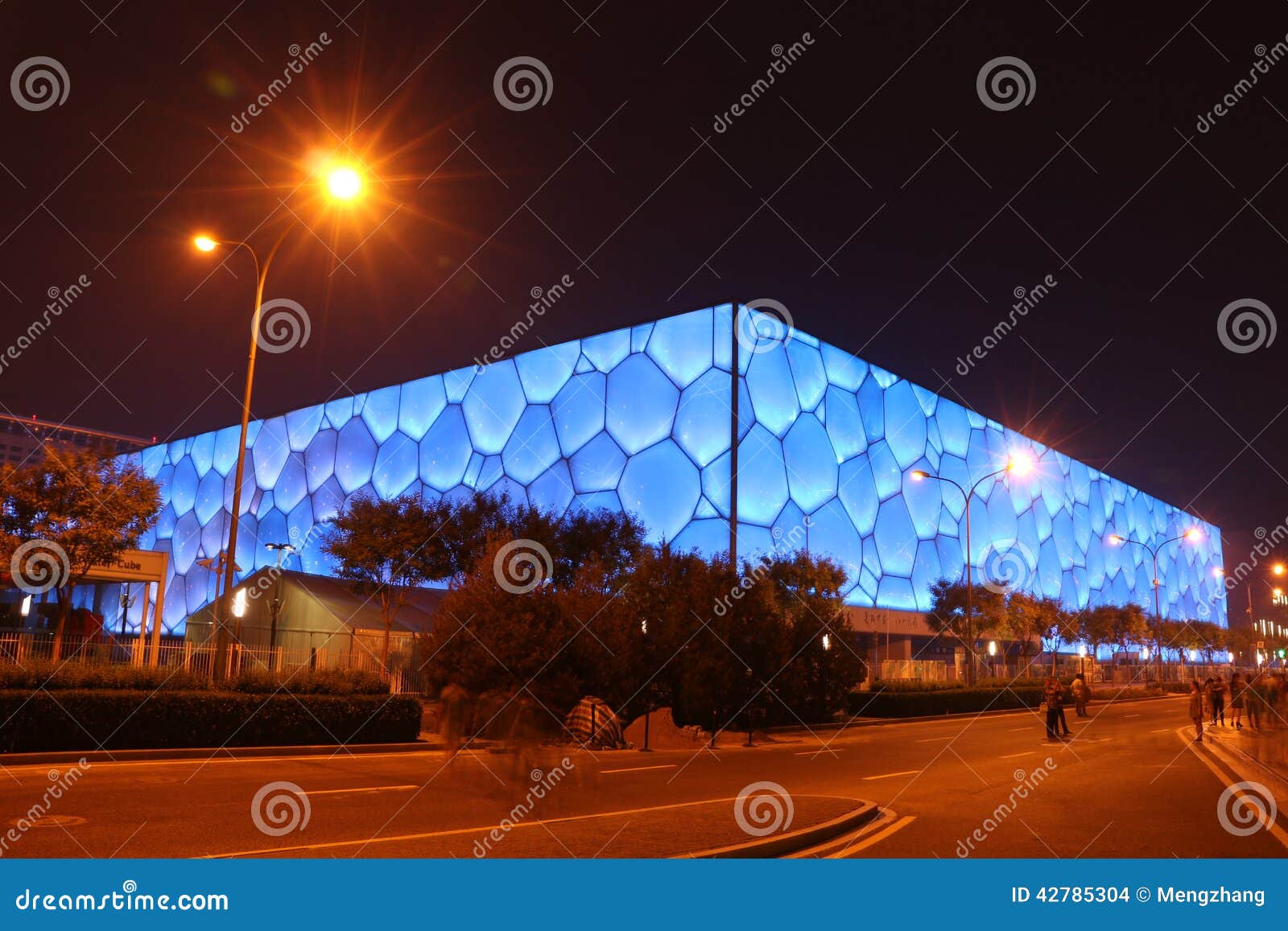The Water Cube editorial stock image. Image of olympic - 42785304
