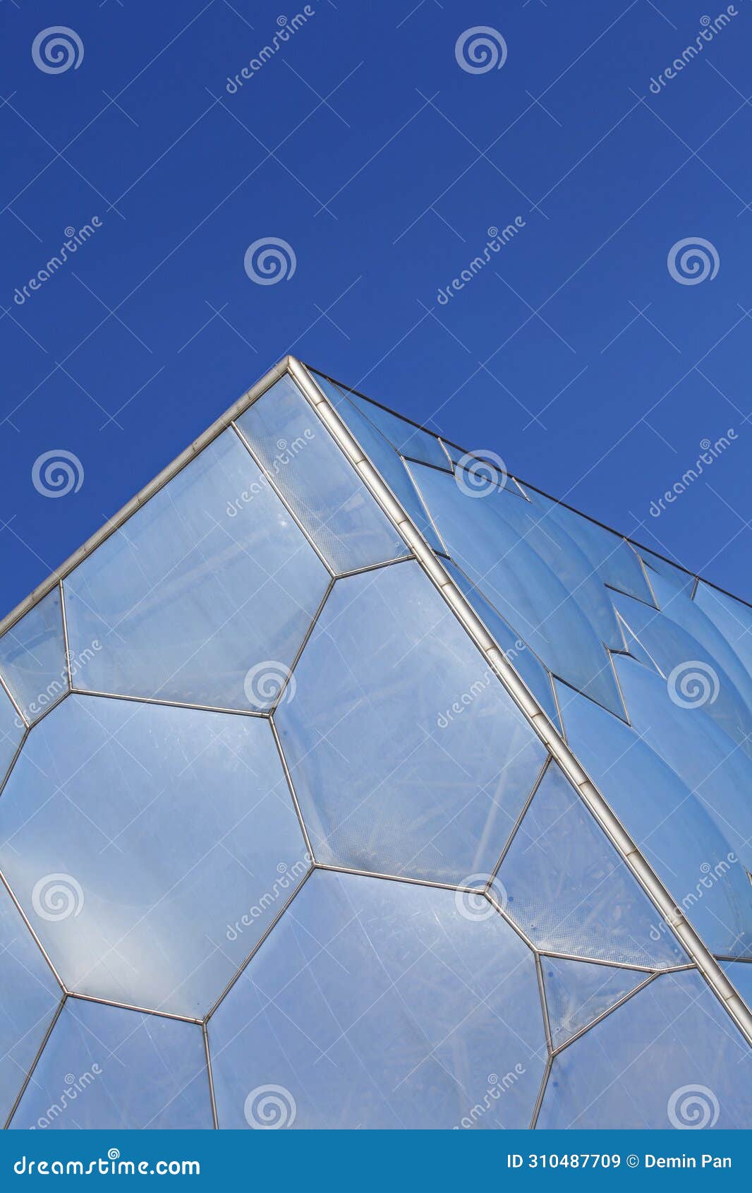 Water Cube Swimming Pool Local Buildings Stock Image - Image of ...