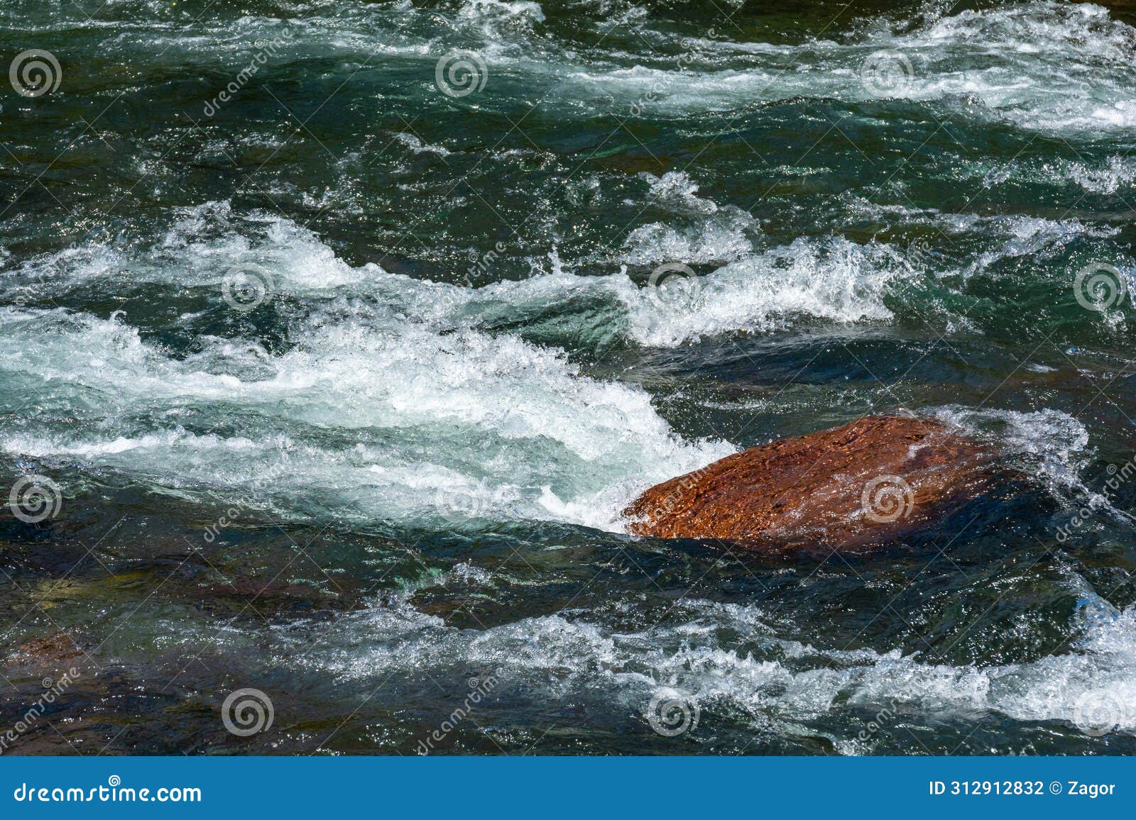 Water Current Flow of a River in Italy Stock Photo - Image of power ...
