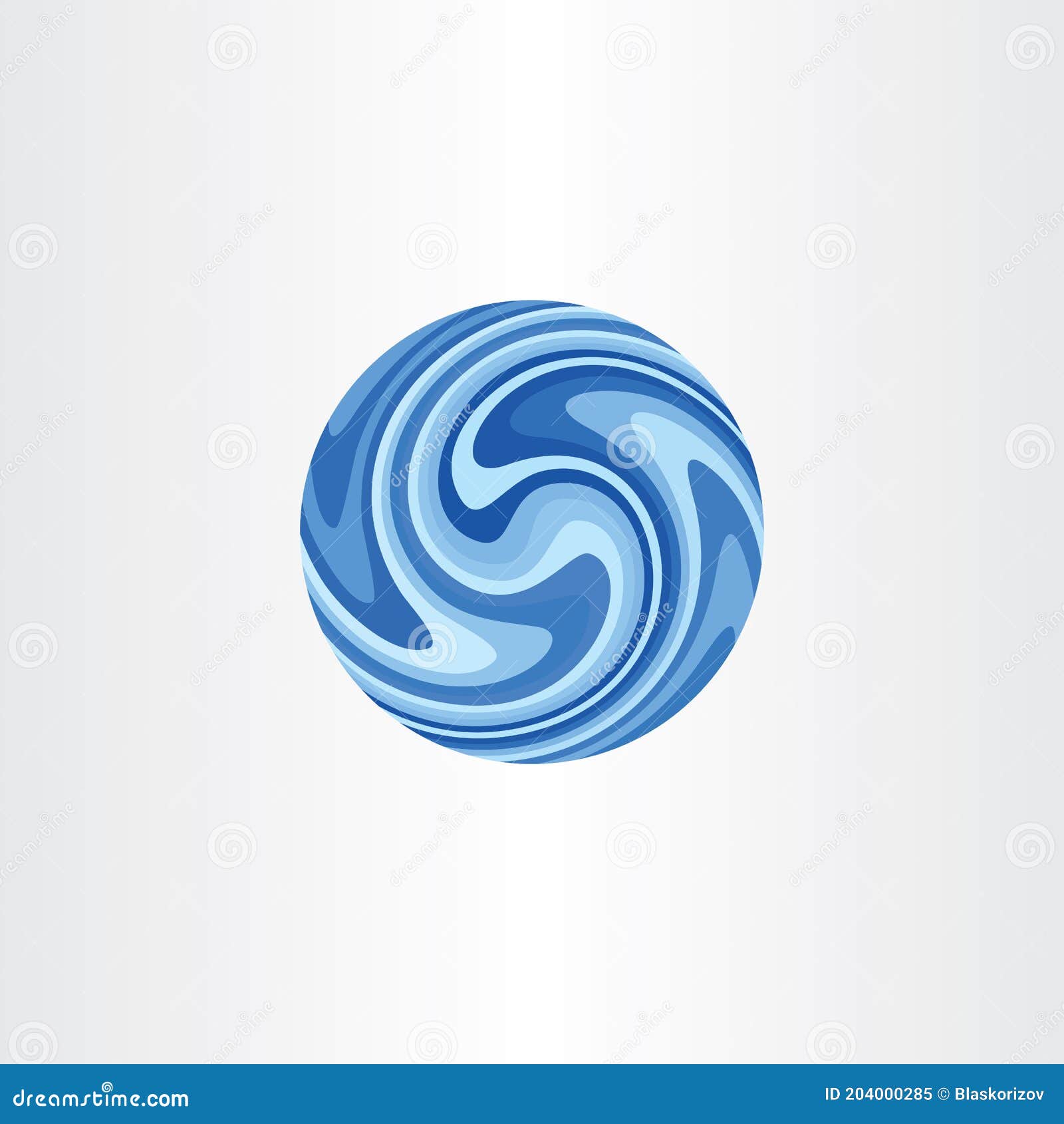 Water Current Globe Planet Vector Stock Vector - Illustration of logo ...