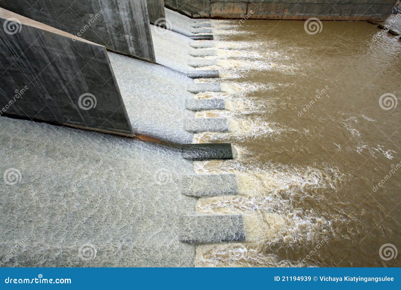 Water from dam stock image. Image of flow, power, energy - 21194939