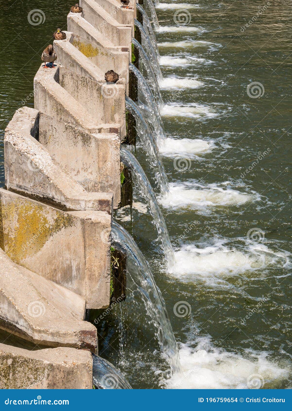 Water Dam on Dambovita River in Bucharest, Romania Editorial Stock ...