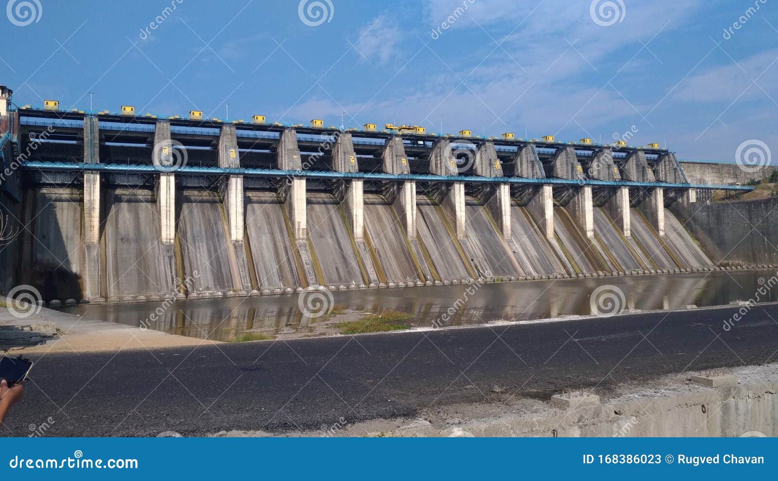 Water Dam in India stock image. Image of thirteen, outlet - 168386023