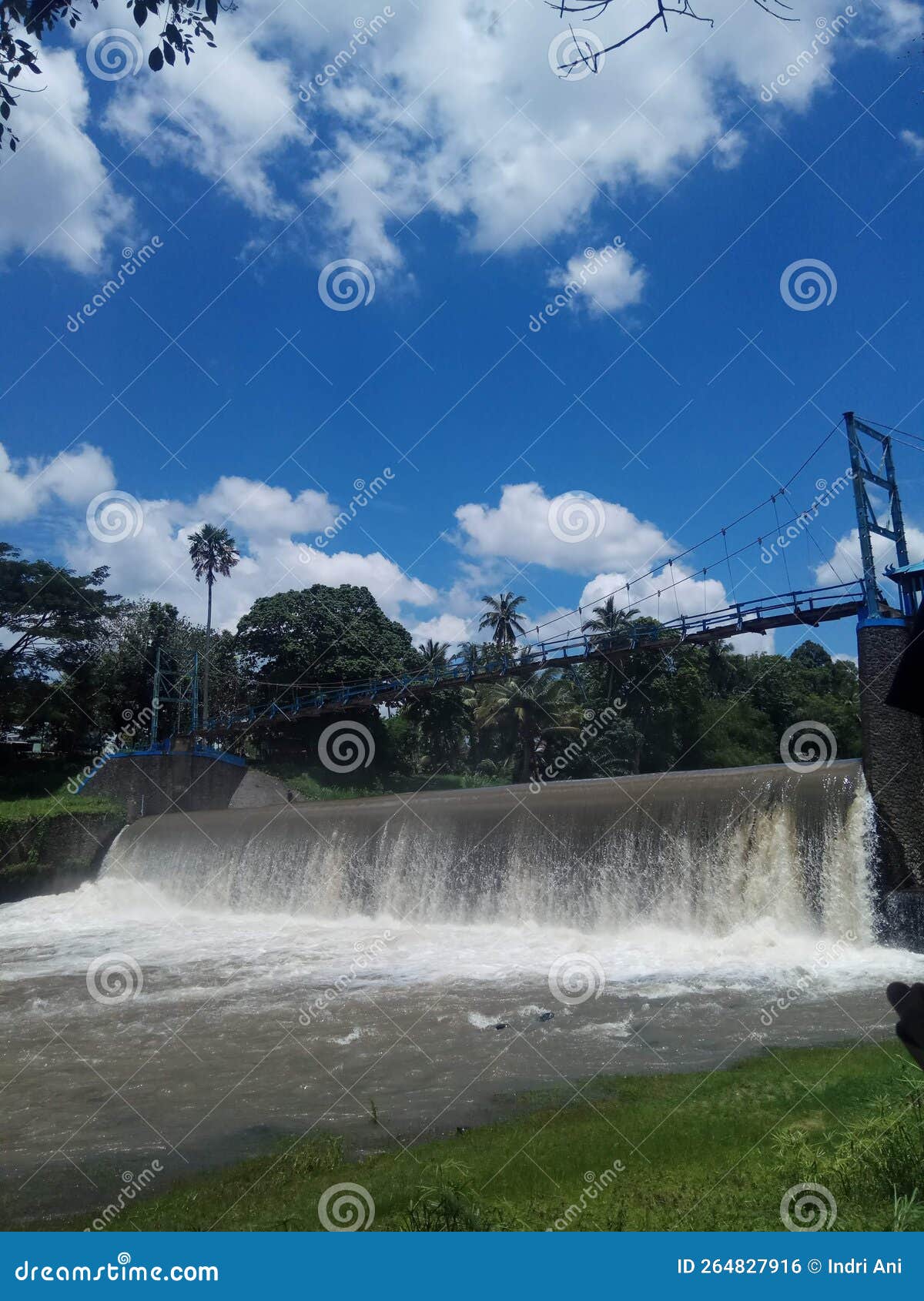 Water Dam South Sumatera in Indonesia Stock Photo - Image of south ...