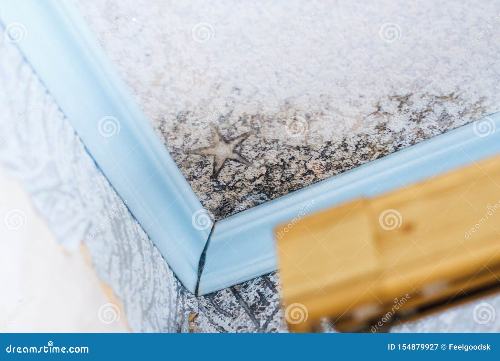 Mold Growth And Water Stains On The Ceiling Of An Abandoned House ...