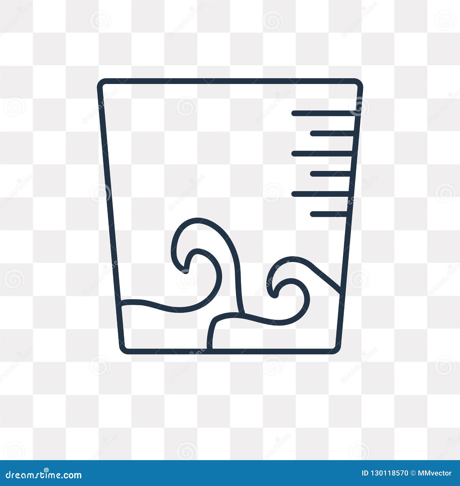 Water Deep Measuring Vector Icon Isolated on Transparent Background ...