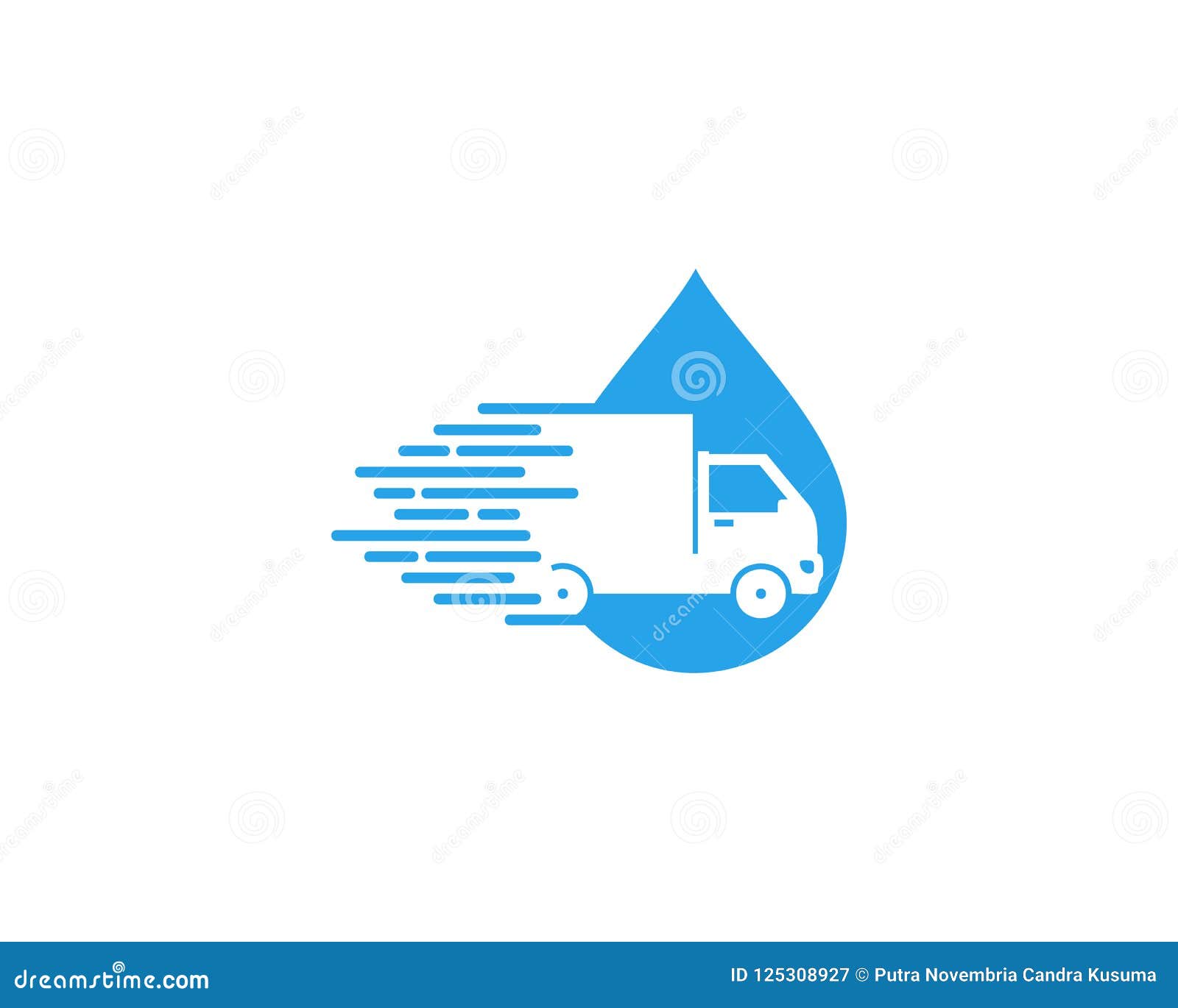 Water Delivery Logo Icon Design Stock Vector - Illustration of fresh ...