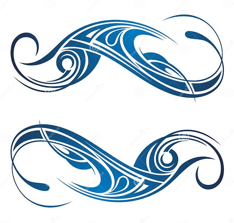 Water design element stock vector. Illustration of river - 28633535