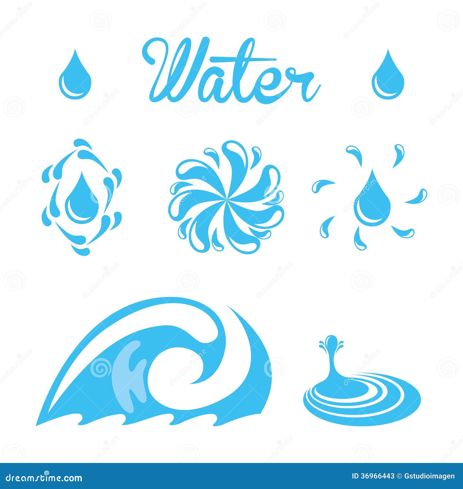 Water design stock vector. Illustration of natural, environmentally ...