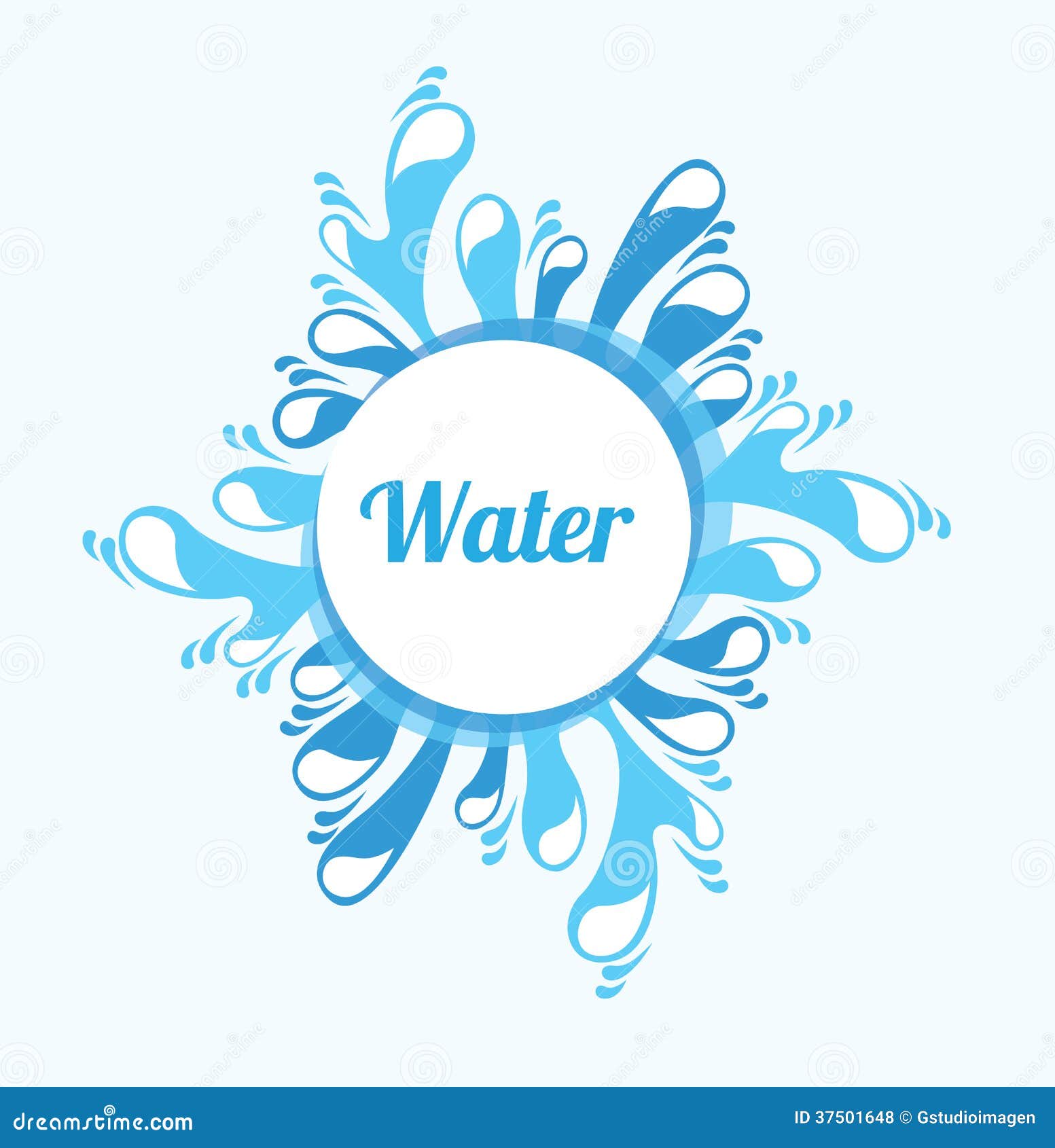 Water design stock vector. Illustration of liquid, product - 37501648