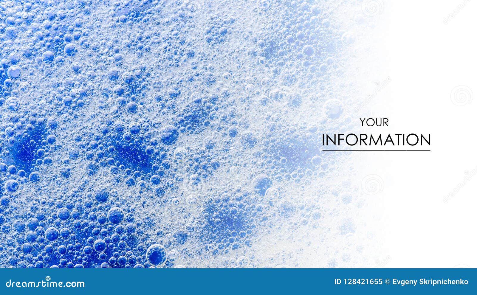 Water Detergent Bubbles Foam Blue Macro Liquid Texture Stock Image ...