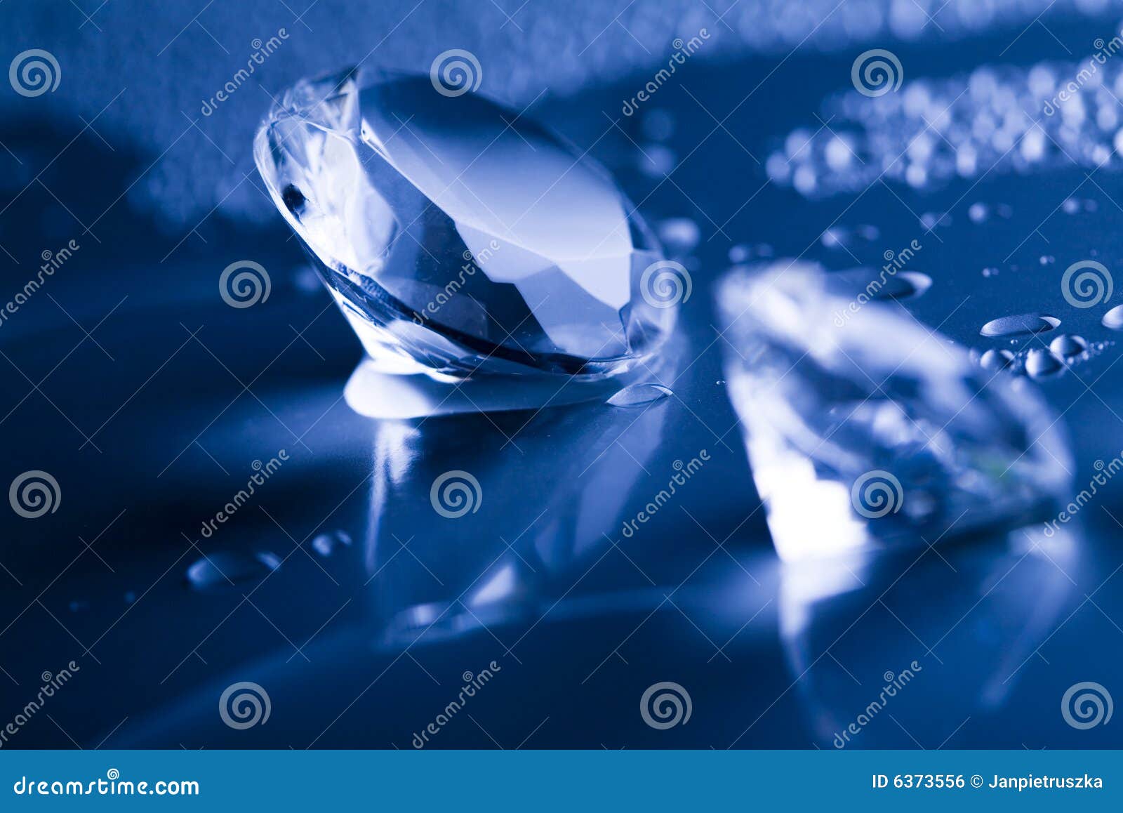 Water & Diamond stock photo. Image of gemstones, brilliant - 6373556