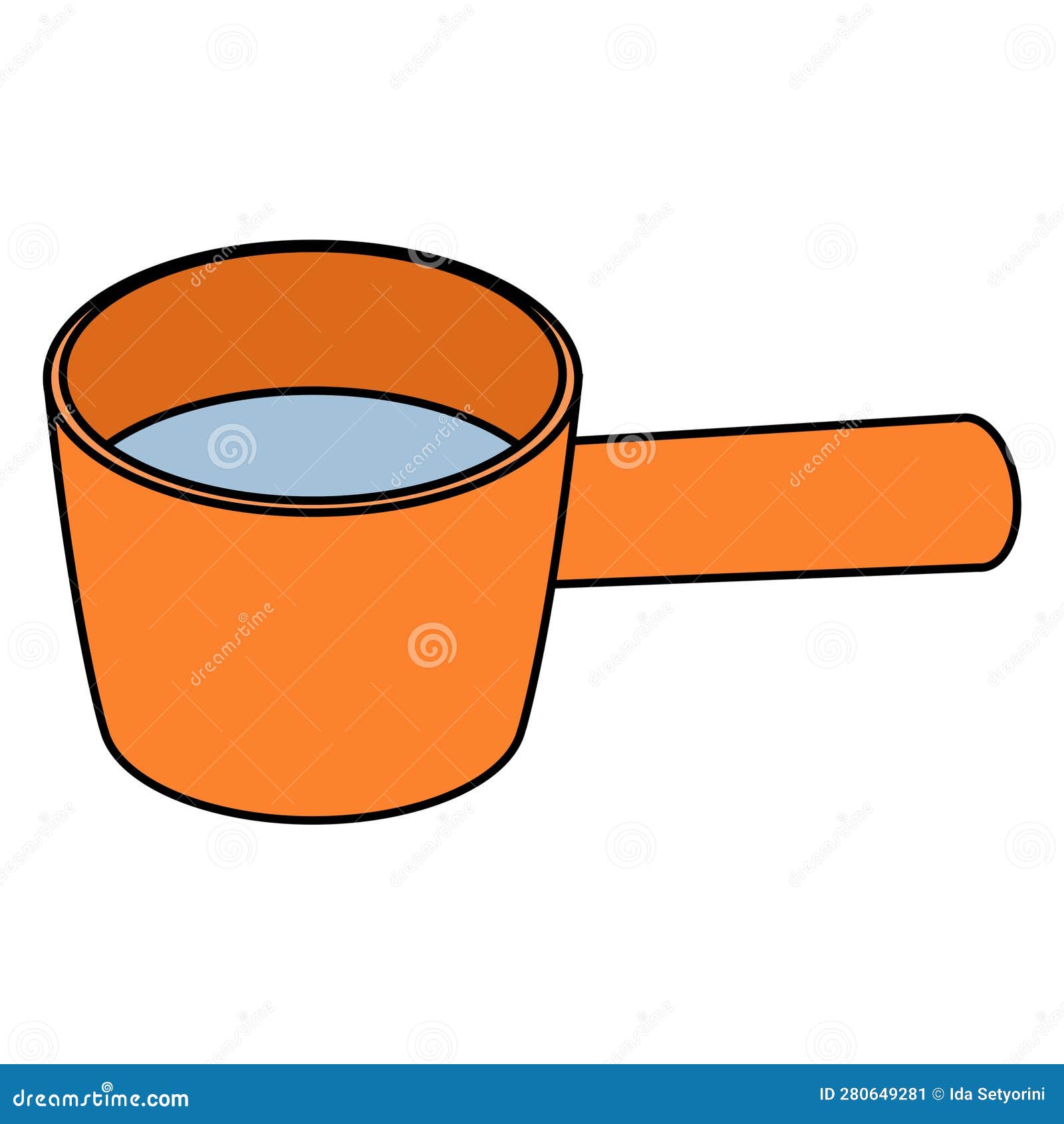 Water dipper icon vector stock illustration. Illustration of white ...
