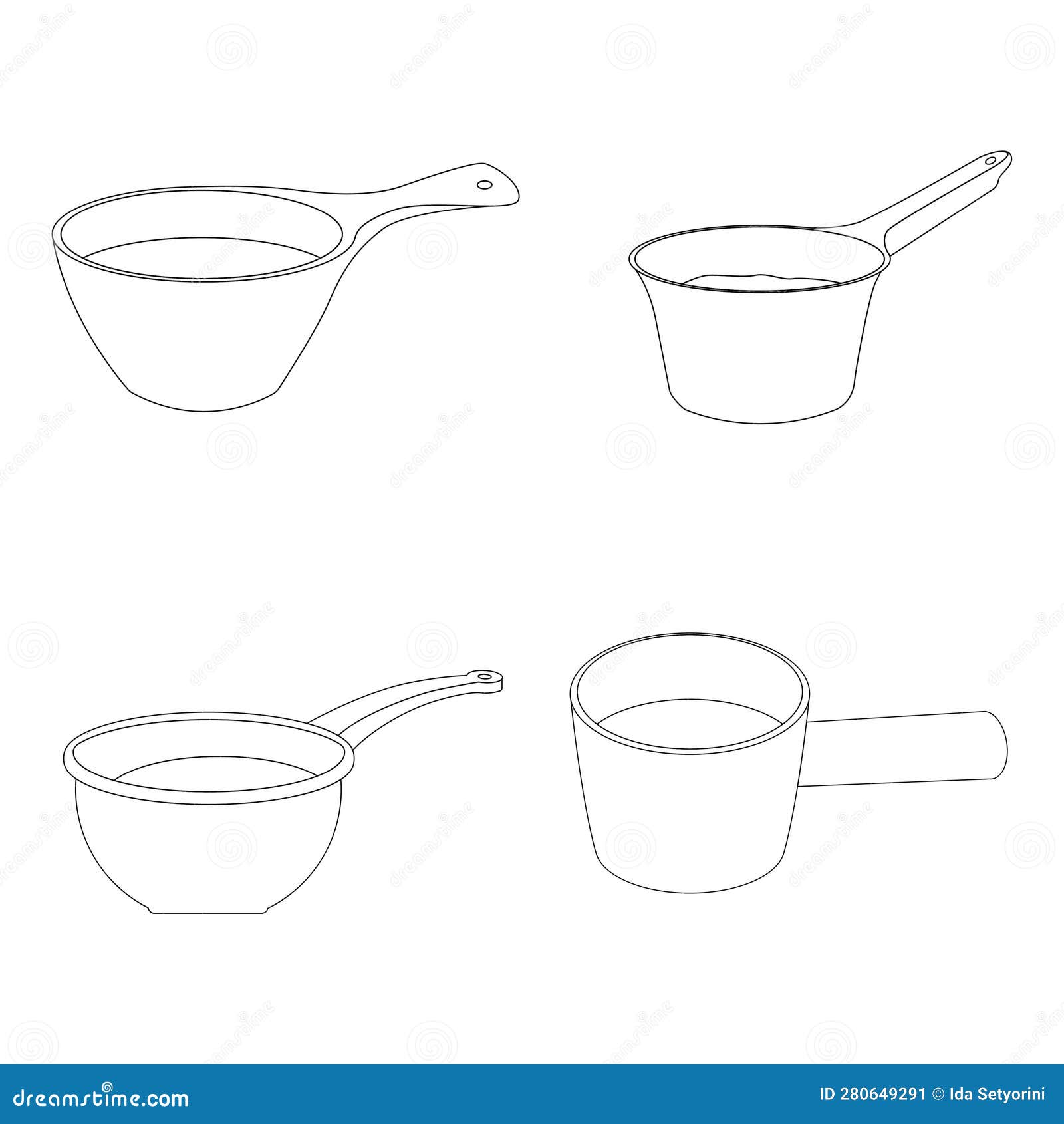 Water dipper icon vector stock illustration. Illustration of vintage ...