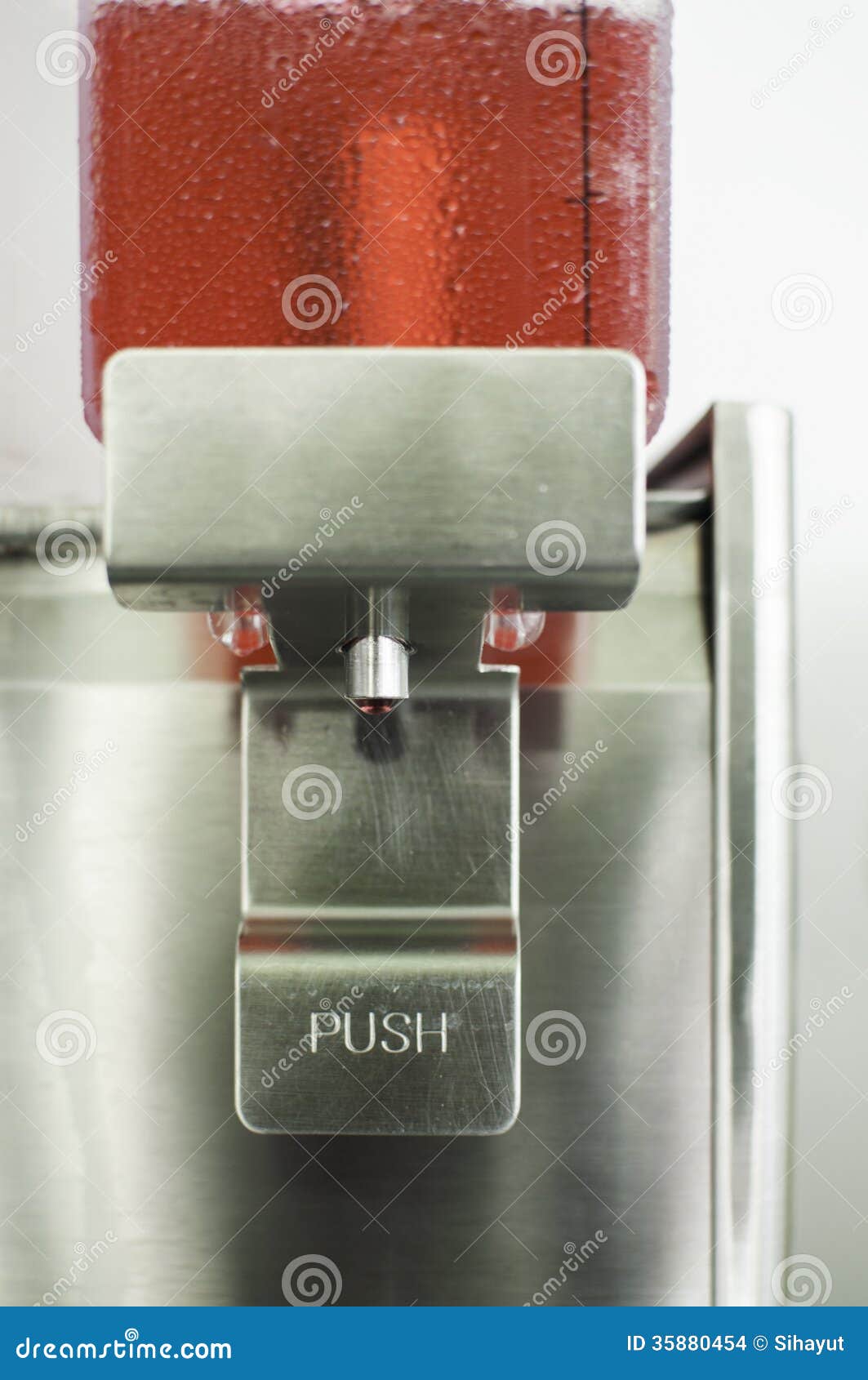 Water dispenser stock photo. Image of closeup, faucet - 35880454