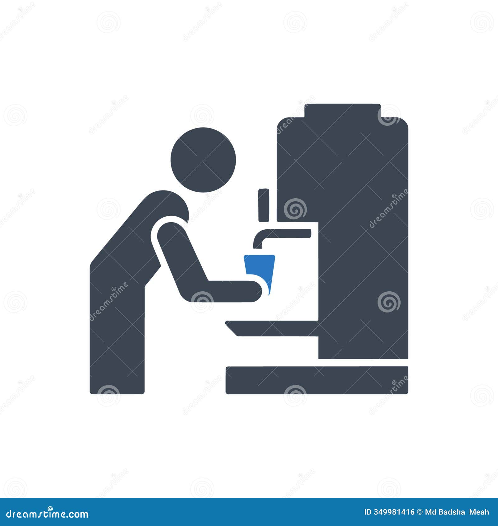 Water Dispenser Icon Vector Illustration | CartoonDealer.com #282884630